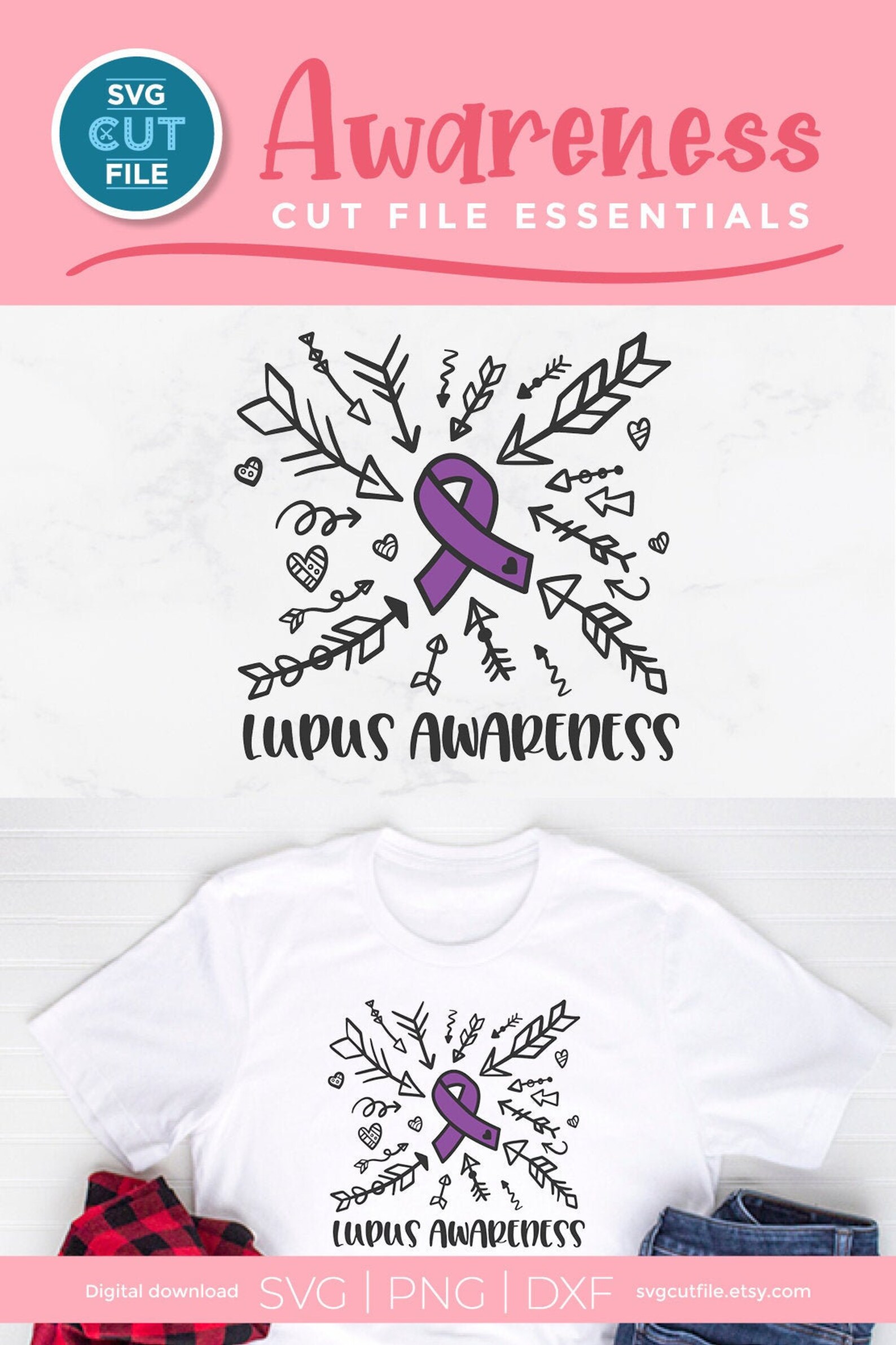 Lupus Svg Lupus Awareness Svg Svg Dxf Png Lupus Awareness - Etsy