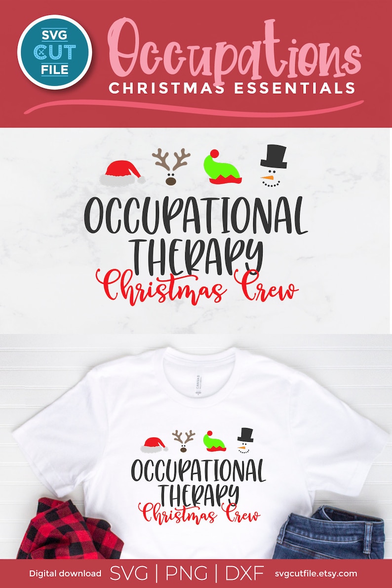Christmas Occupational Therapy Svg OT Christmas Crew Svg - Etsy