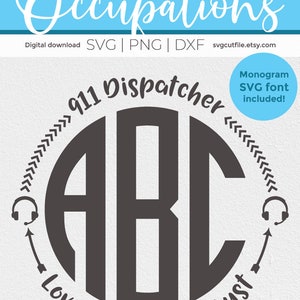911 Dispatcher Svg, Dispatcher Svg, Dispatcher Design, Dispatcher Cut ...