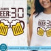 Beer Thirty 30 Mug Svg Alcoholic Drink Dxf Glass Tumbler - Etsy