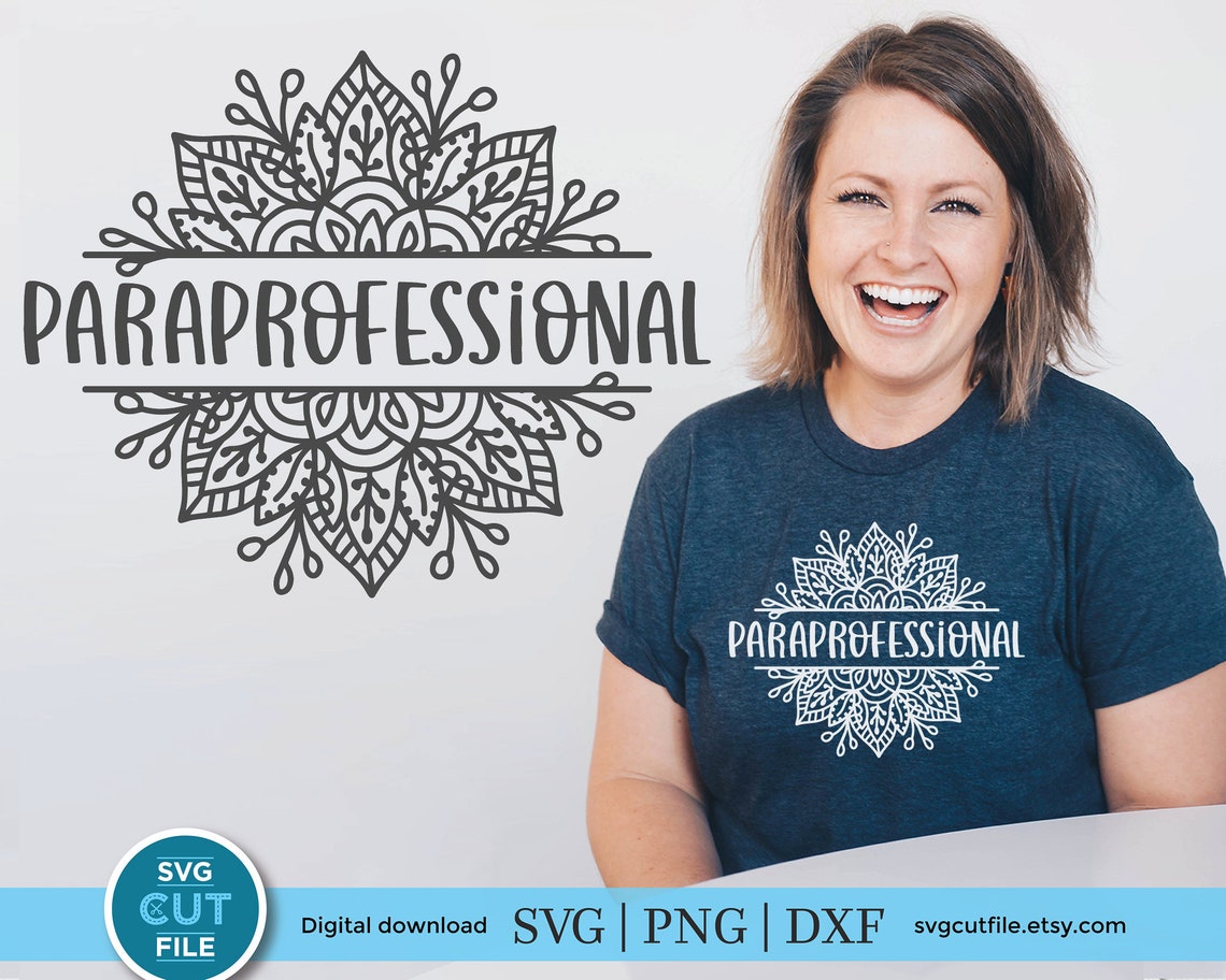Paraprofessional Svg Para Svg Para Mandala Gift Idea Svg | Etsy