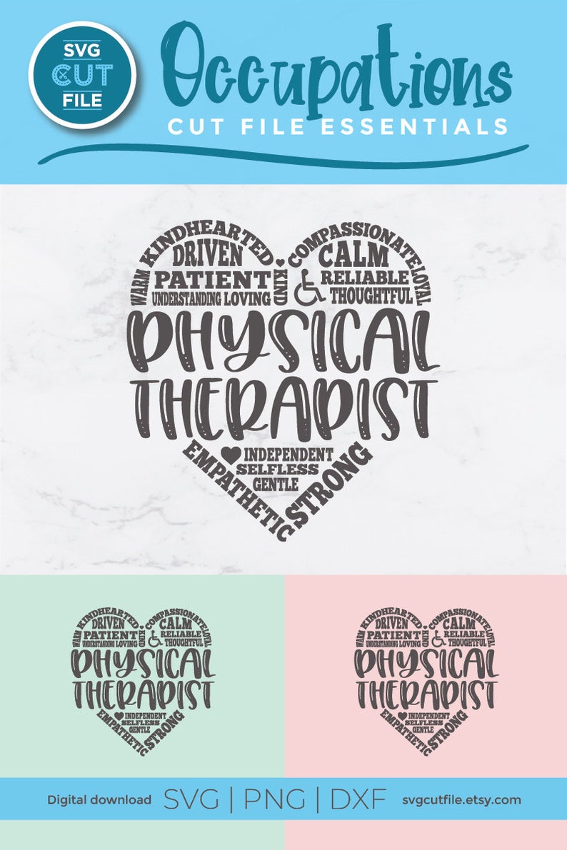 Physical Therapist Svg, Physical Therapy Svg, PT Svg, Love PT, Physical ...