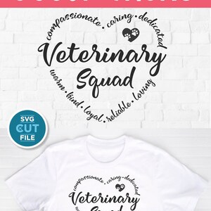 Veterinary Squad Svg, Veterinary, Tech Svg, Assistant Svg, Receptionist ...