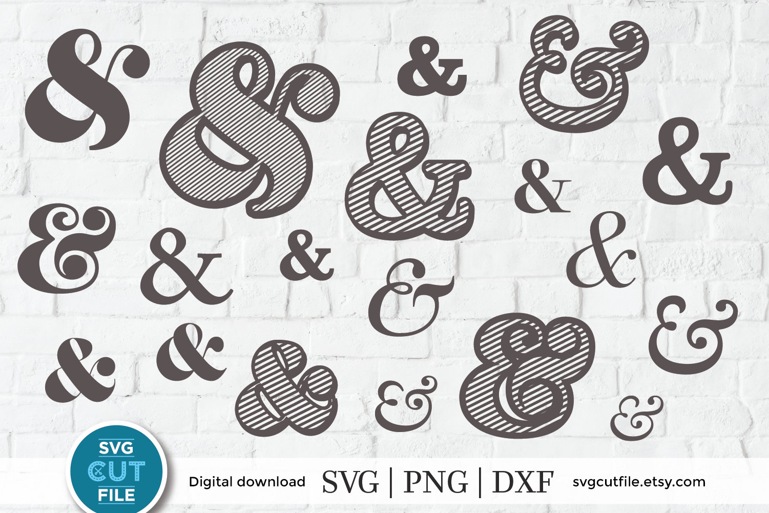 Ampersands SVG, Ampersand SVG, and Svg, Typography Svg, Design Element ...