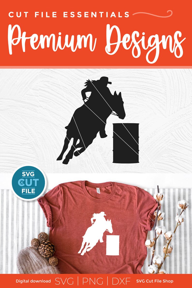 Barrel Racing Svg Barrel Racer SVG Cowgirl Rodeo Clipart - Etsy