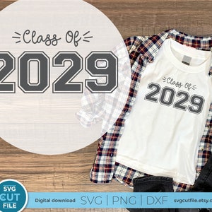 Class of 2029 Svg, Cute 2029 Grad Svg, 2029 Graduation Svg, 2029 Senior ...