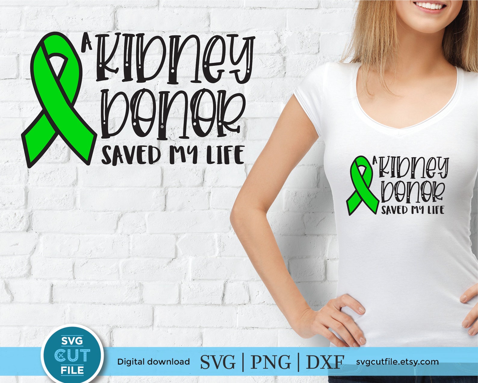 Kidney Donor Svg Kidney Donation Svg a Kidney Donor Saved My | Etsy
