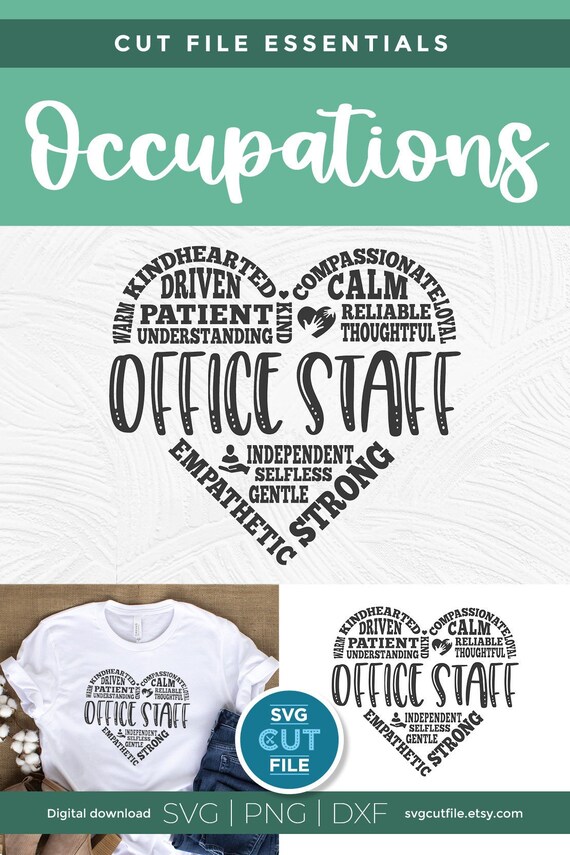 Office Staff Svg Office Clerk Svg Secretary Svg Office - Etsy