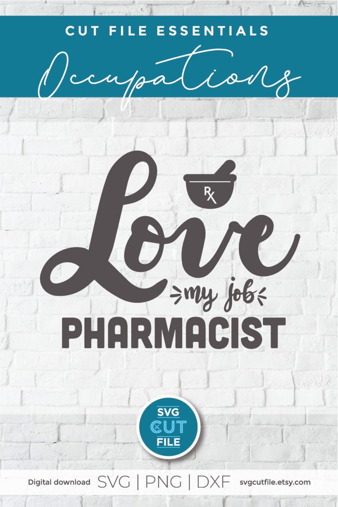 Pharmacist Svg Pharmacy Svg Love Pharmacist Life Rx Bowl | Etsy
