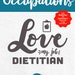 Dietitian Svg Registered Dietitian Student Rd Rdn Svg Love - Etsy
