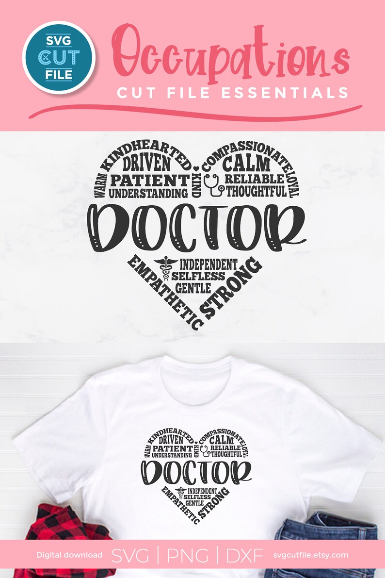 Doctor Svg Physician Svg MD Svg Medical Svg Essential Svg - Etsy
