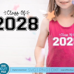 Class of 2028 Svg, Cute 2028 Grad Svg, 2028 Graduation Svg, 2028 Senior ...