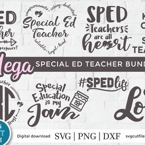 Sped Svg, Special Ed Svg, Special Education Teacher Svg, Back to School ...