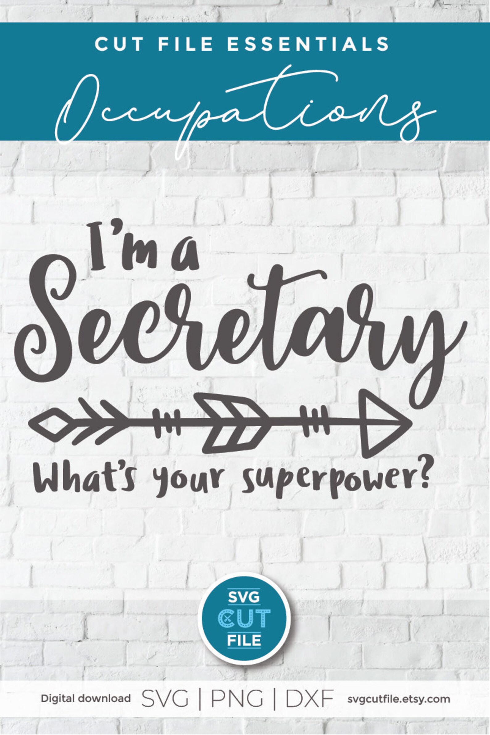 Secretary Svg Whats Your Super Power Superpower Svg School - Etsy