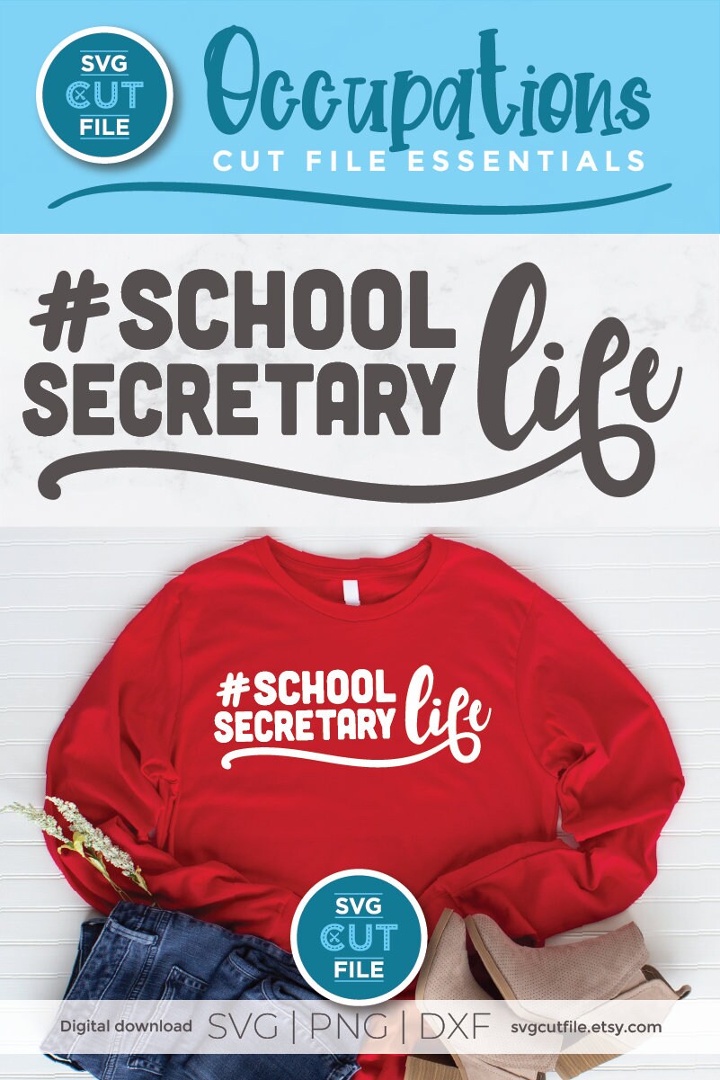 School Secretary Svg, Secretary Svg, Office Assistant, Staff Worker Svg ...