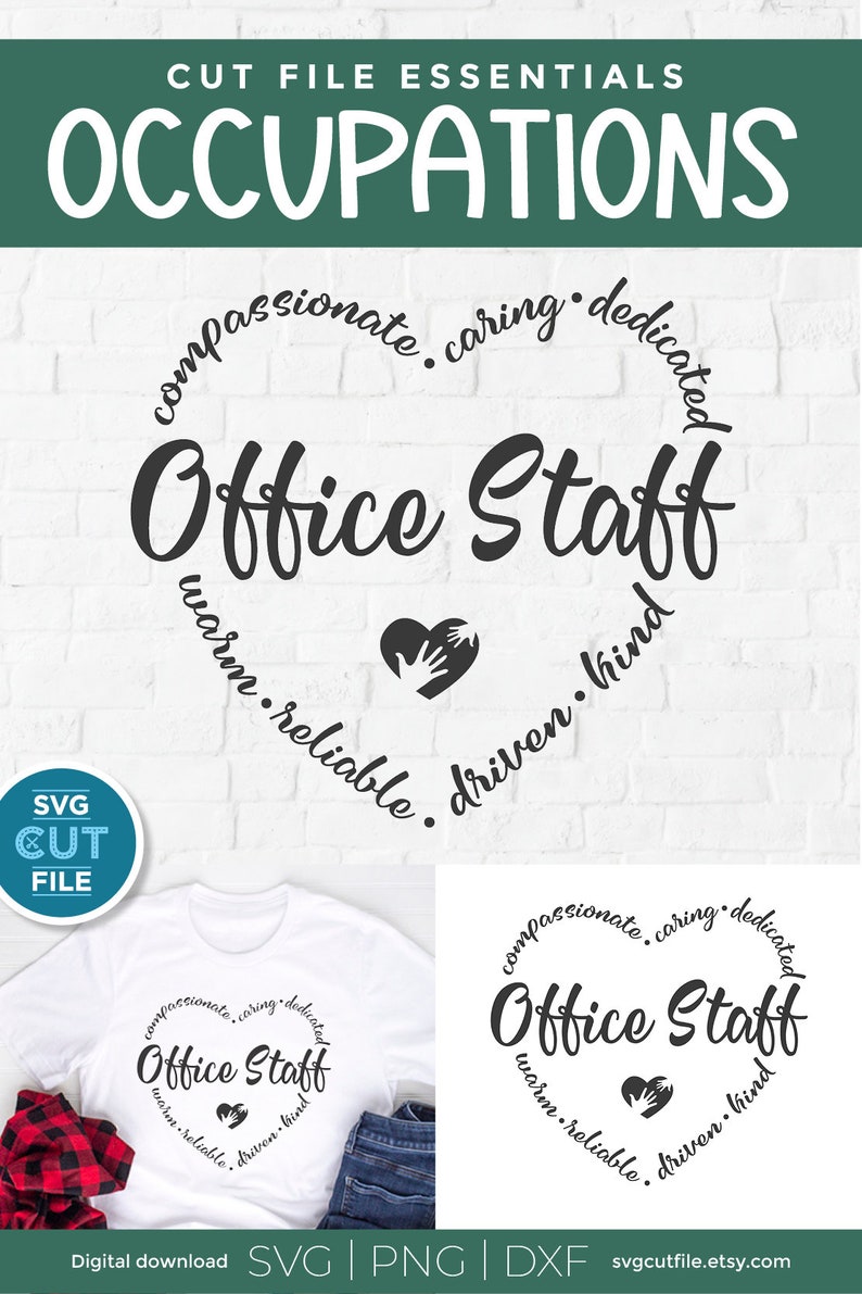 Office Staff Svg Office Clerk Svg Secretary Svg Office | Etsy