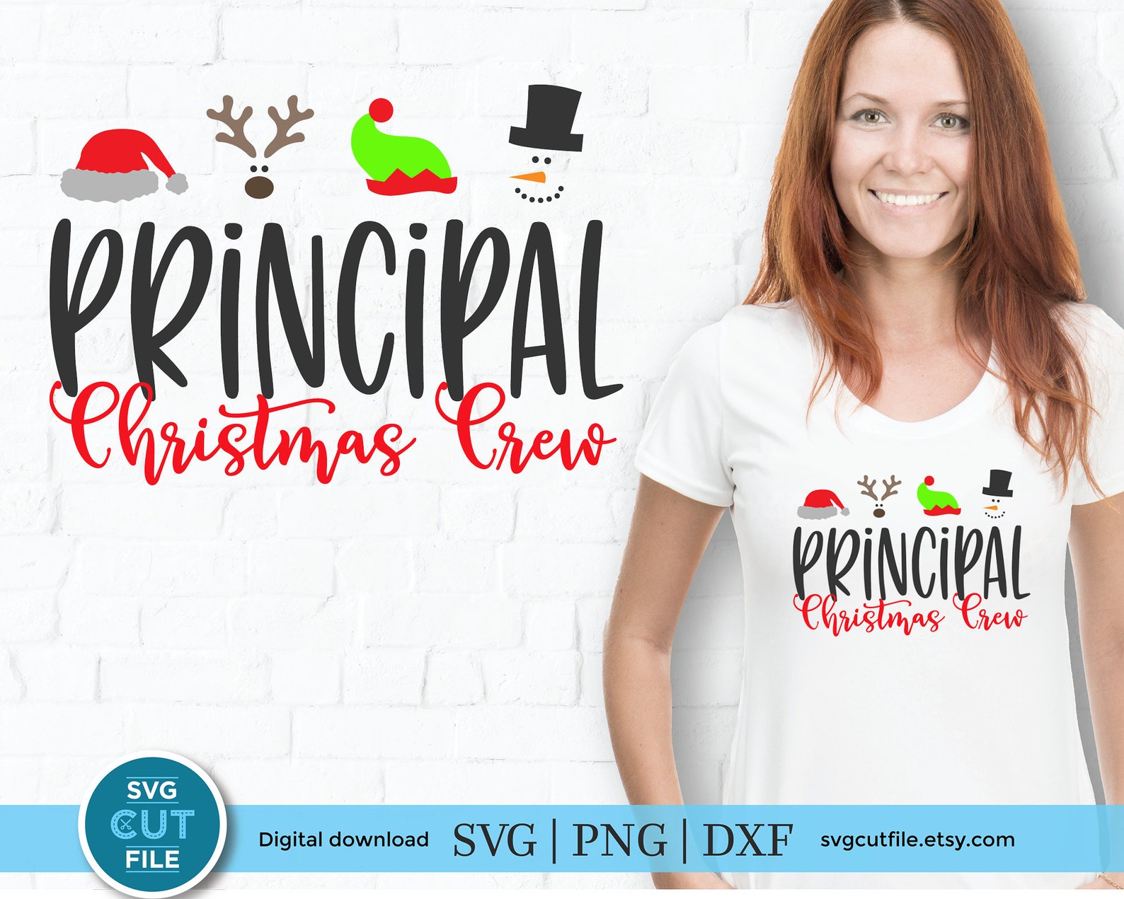 Christmas Principal Svg, Principal Christmas Crew Svg, Holiday ...