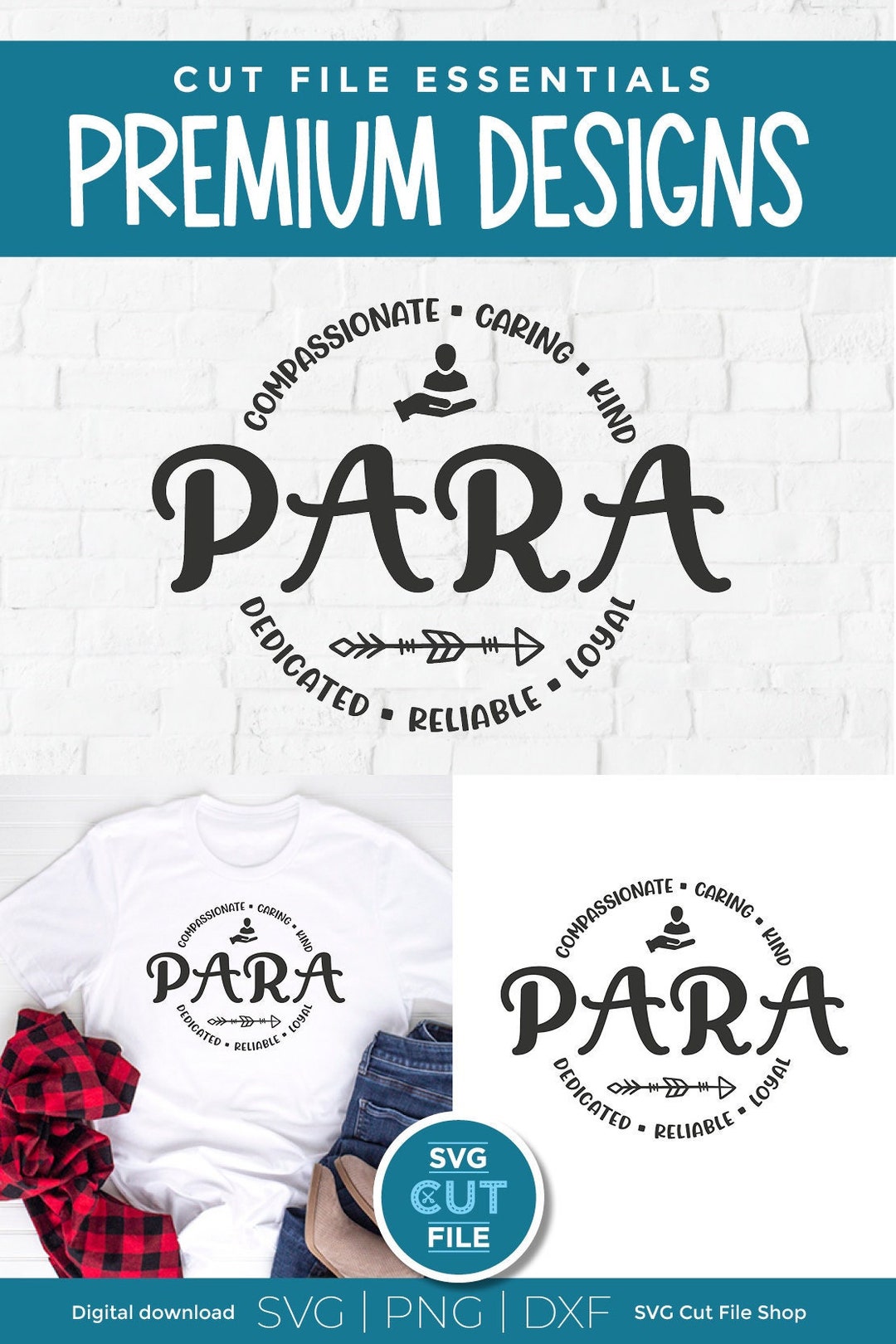 Para Svg, Paraprofessional Svg, Round Circle Svg, Teachers Aide, Para ...