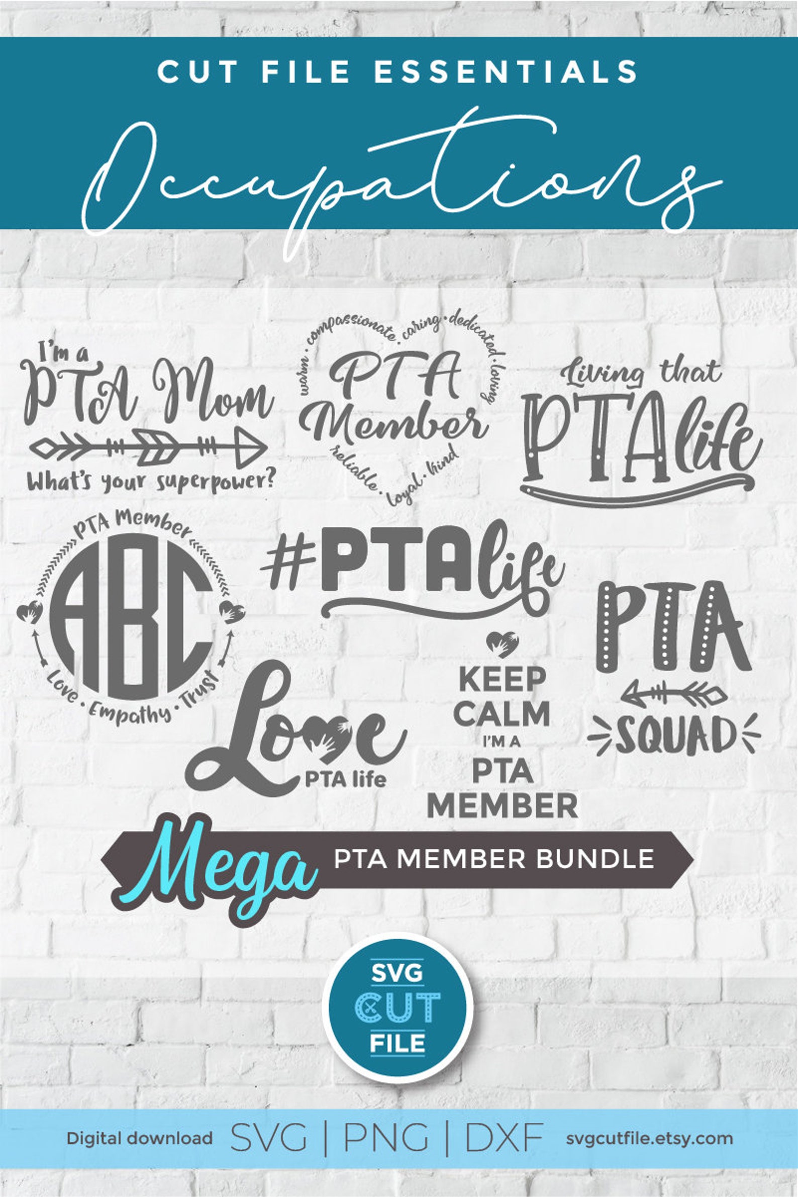 PTA Svg, PTA Bundle, Pta Life Svg, Teacher Svg, Teacher Life Svg, Pto ...