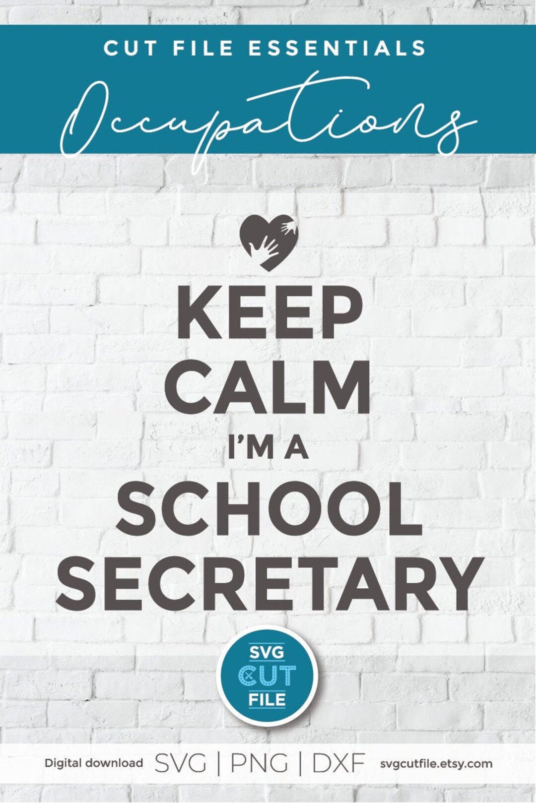 School Secretary Svg, Secretary Svg, Keep Calm Svg, Office Assistant ...