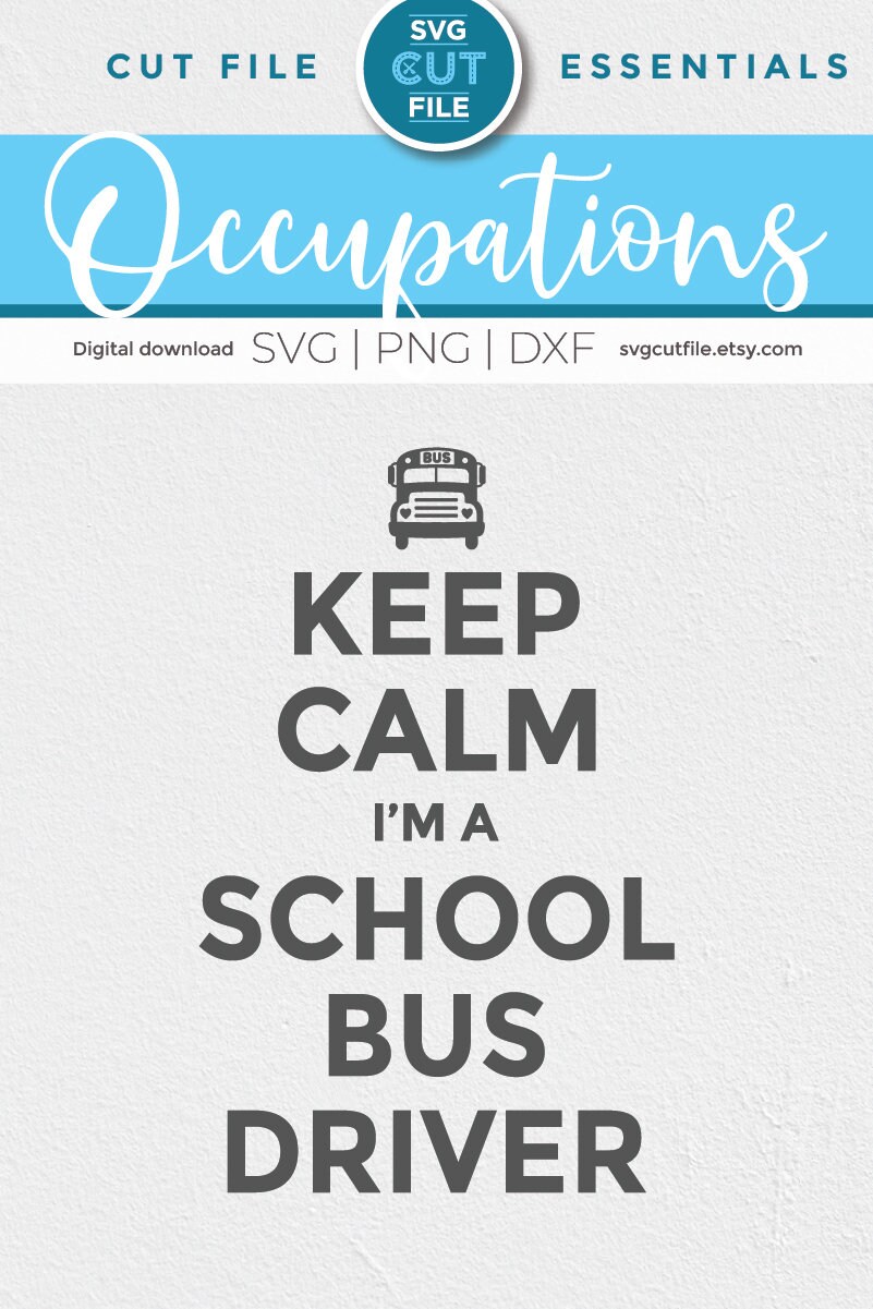 Bus Driver svg schoolbus driver svg bus driver appreciation | Etsy