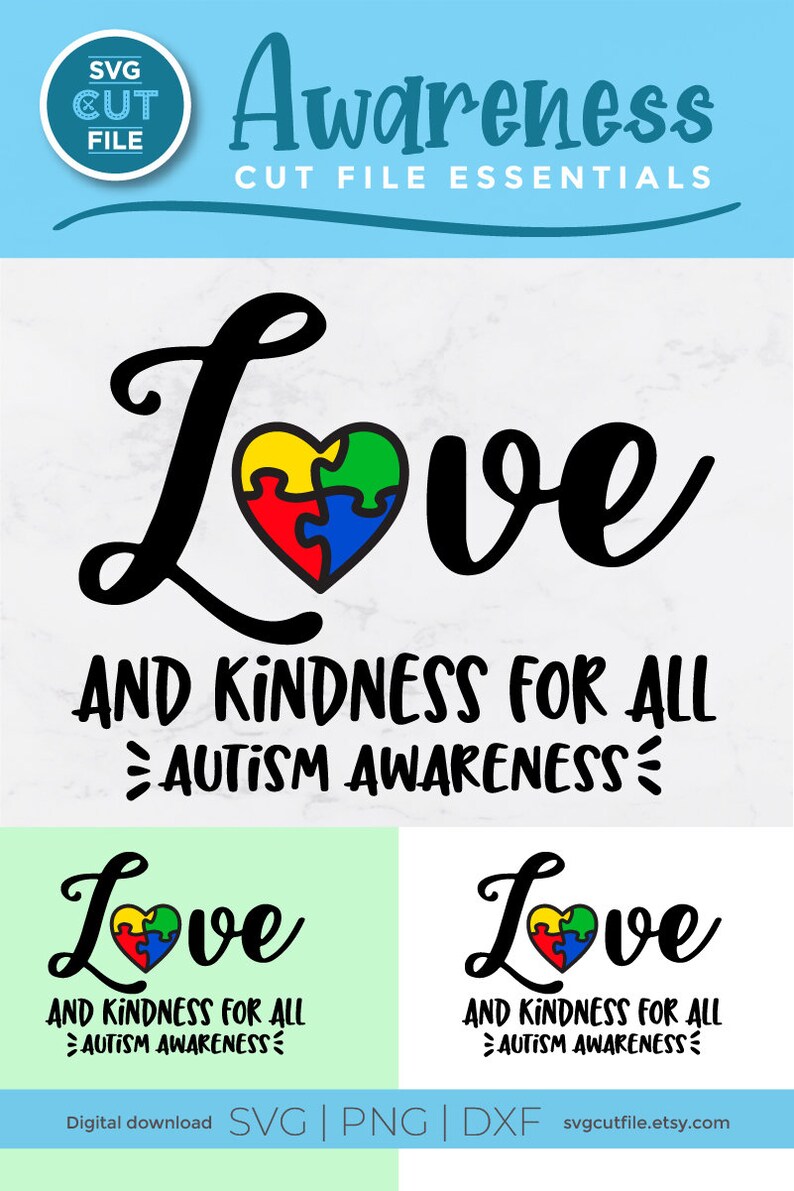 Autism Svg, Autism Awareness Svg, Rainbow Puzzle Ribbon Svg, Puzzle ...