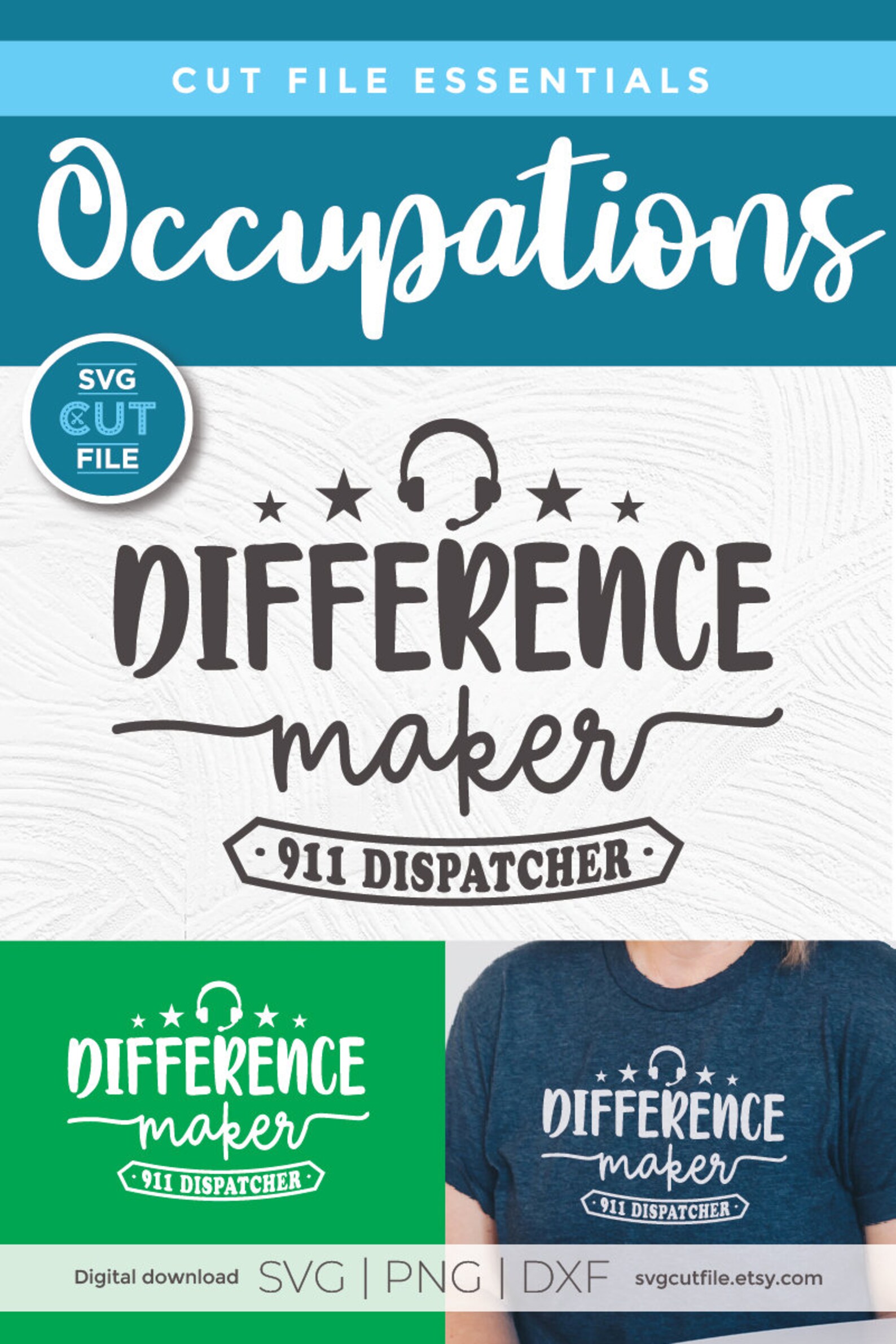 911 Dispatcher Svg Dispatcher Svg 911 Svg Dispatcher | Etsy