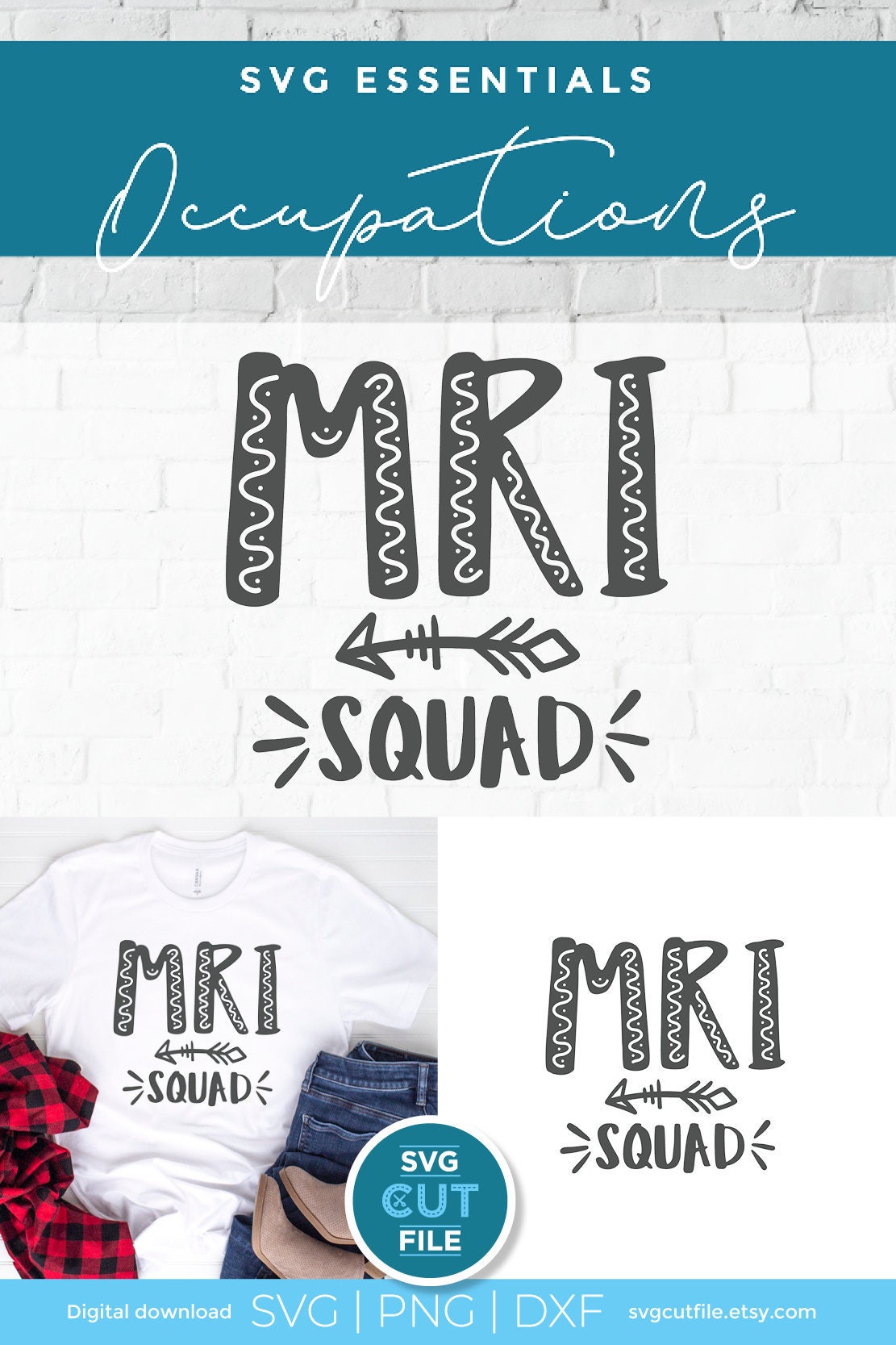 MRI Squad Svg MRI Technologist Svg Mri Tech Radiology Svg | Etsy