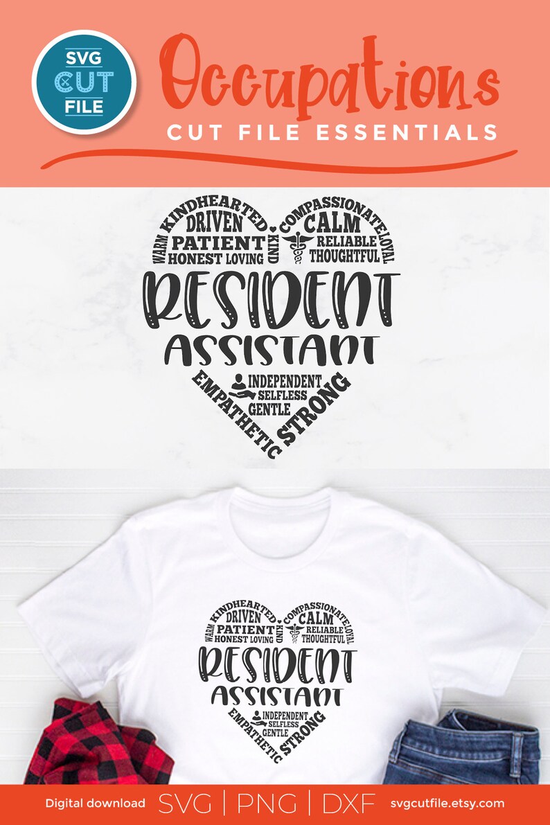Resident Assistant Svg Ra Svg Care Partner Svg Essential Ra - Etsy