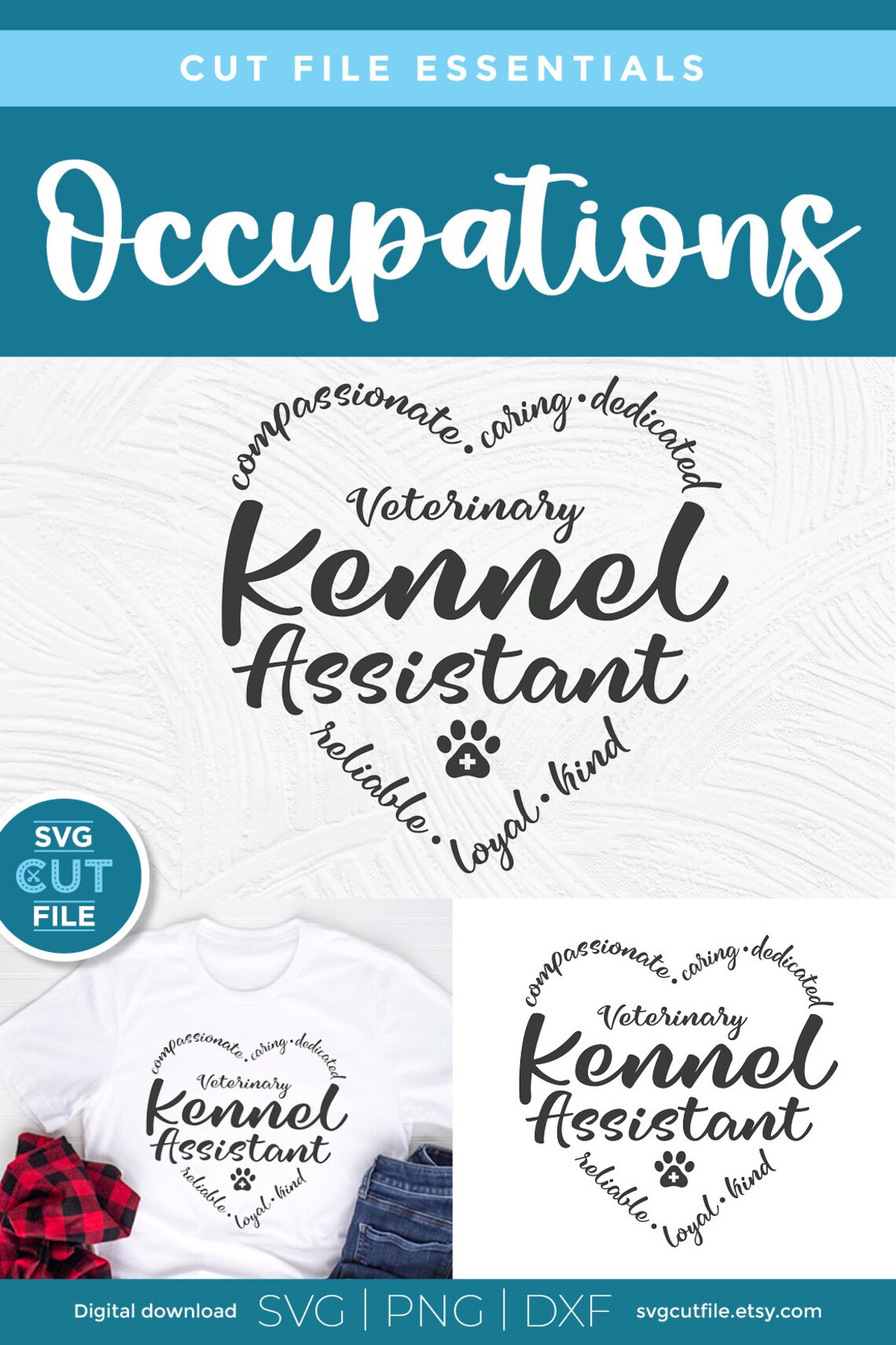 Vet Kennel Assistant Svg, Veterinary Kennel Assistant Svg, Veterinary ...