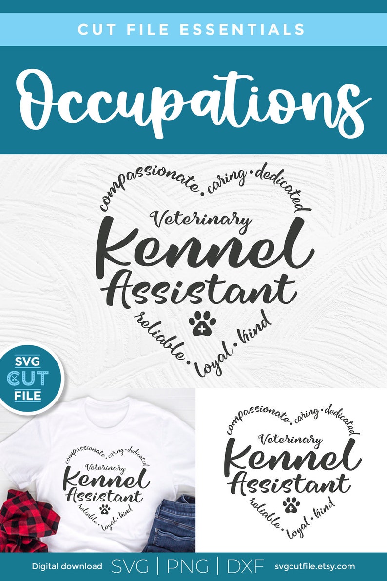 Vet Kennel Assistant Svg, Veterinary Kennel Assistant Svg, Veterinary ...