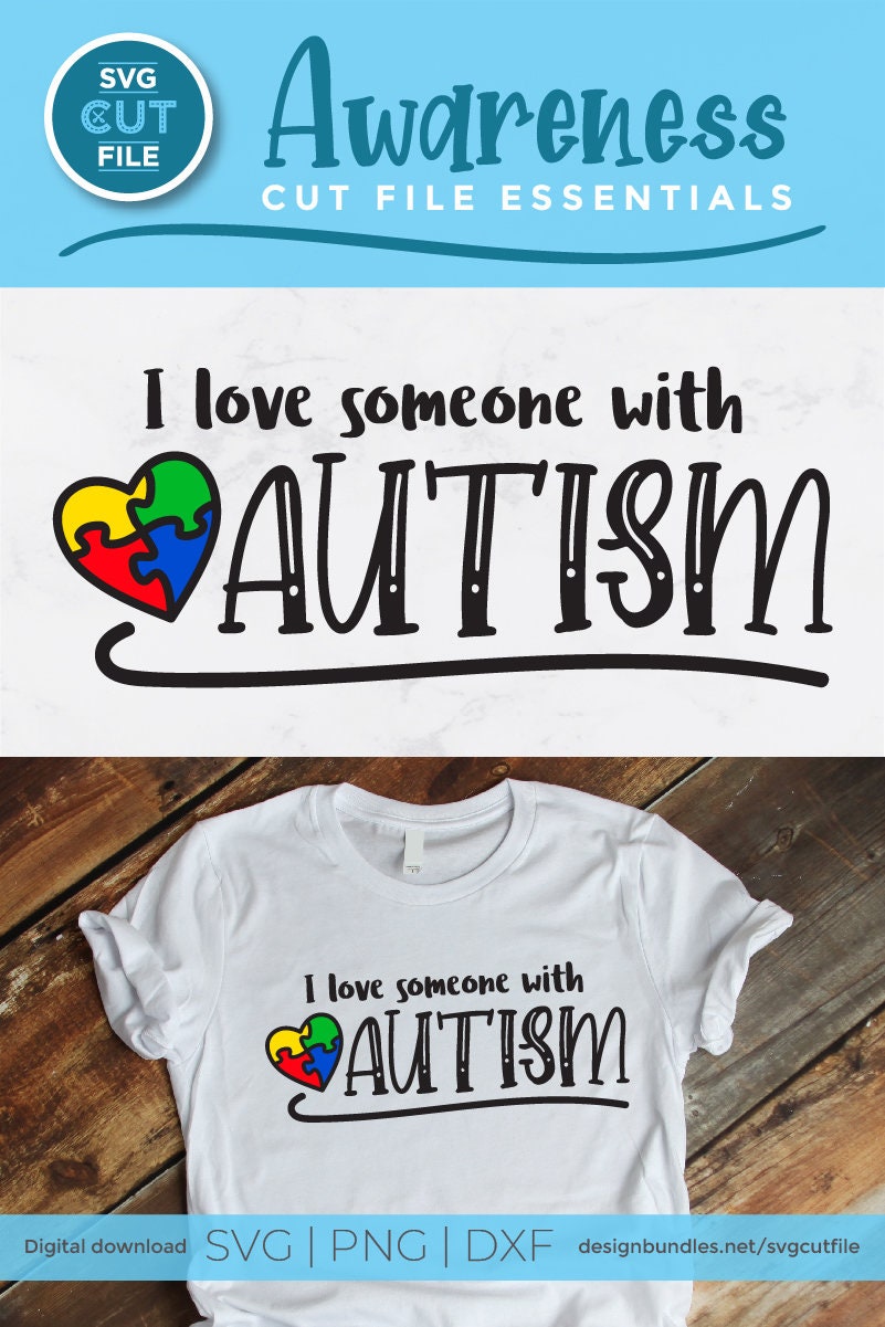 Autism svg autism awareness svg rainbow puzzle ribbon svg | Etsy