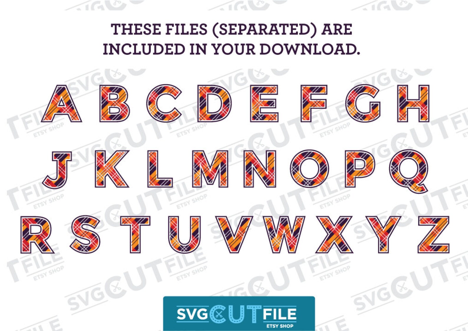Halloween Letters Svg Alphabet Png Autumn Fall Font Dxf - Etsy