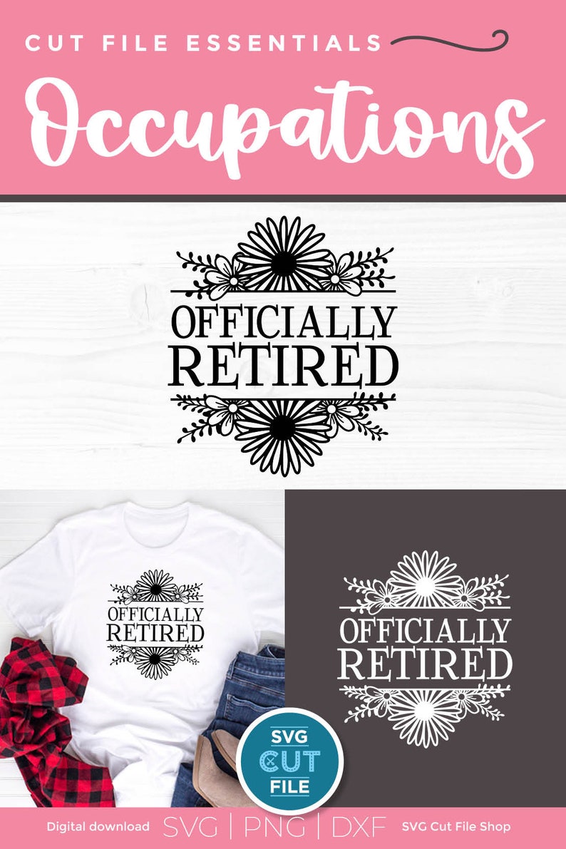 Retired Svg Officially Retired Svg Retiring Svg Great for a - Etsy
