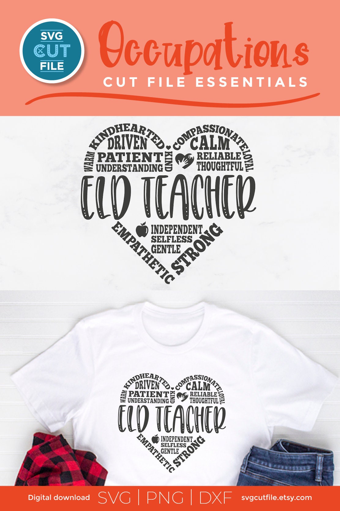 ELD Teacher Svg English Language Development Teacher Svg | Etsy