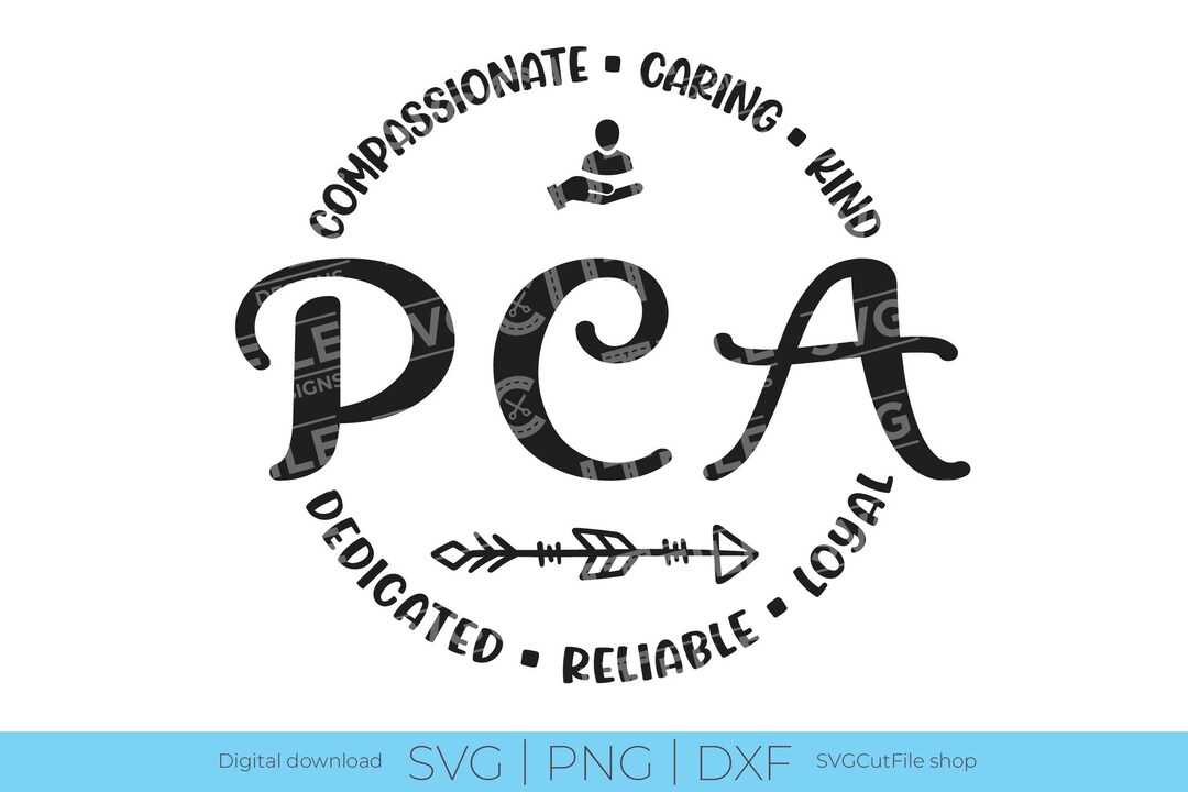 PCA Svg, Personal Care Attendant Svg, Caregiver Svg, Patient Care ...