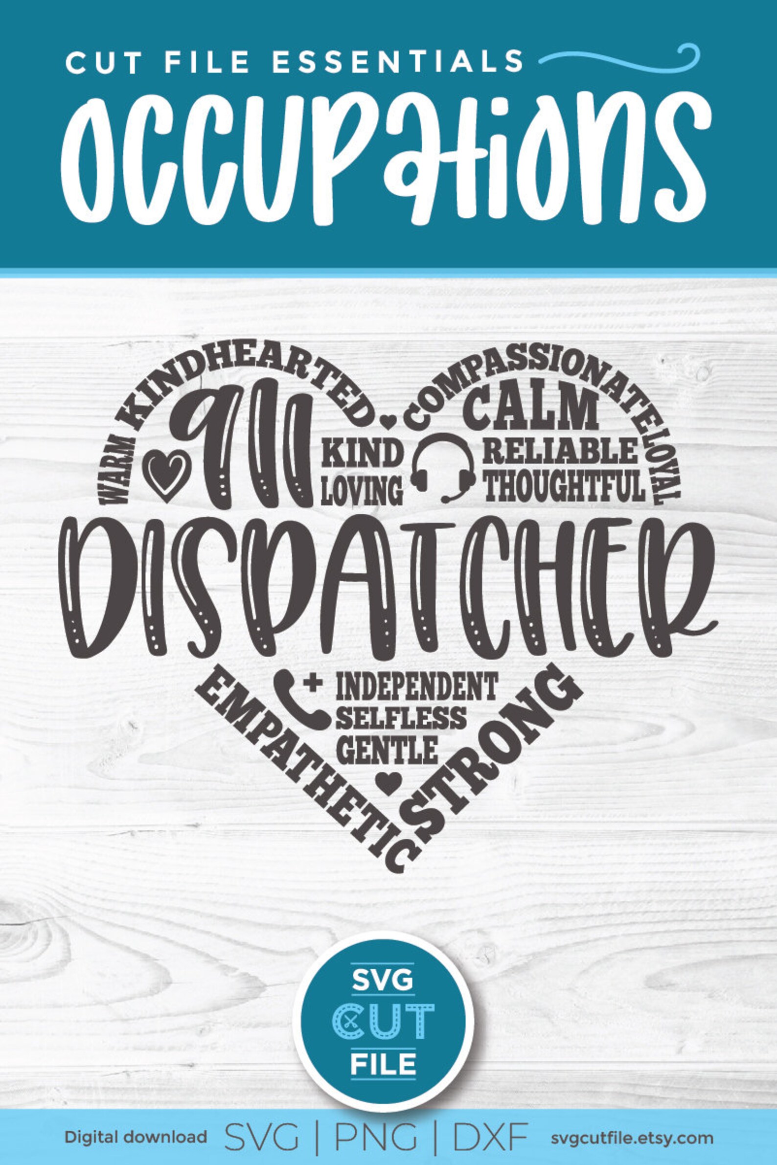 911 Dispatcher Svg, Dispatcher Svg, Dispatcher Design, Dispatcher Cut ...