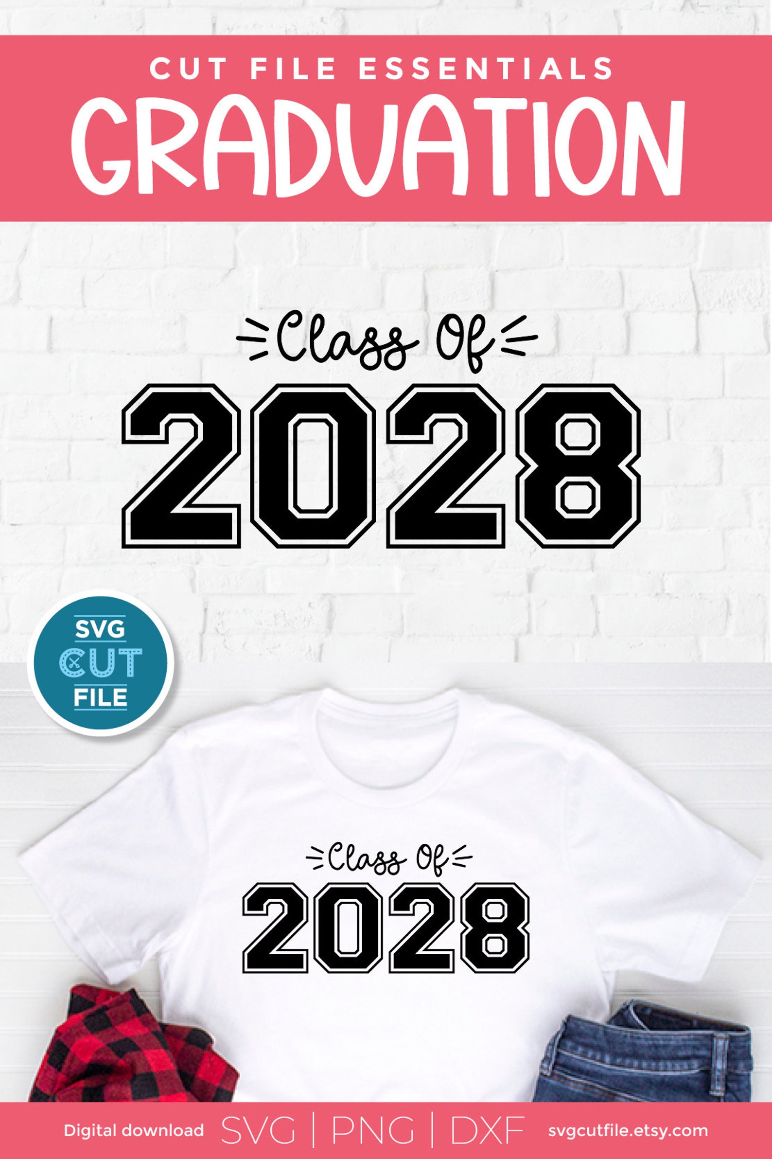 Class of 2028 Svg, Cute 2028 Grad Svg, 2028 Graduation Svg, 2028 Senior ...