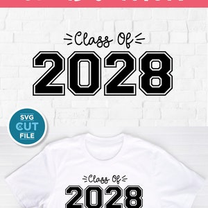 Class of 2028 Svg, Cute 2028 Grad Svg, 2028 Graduation Svg, 2028 Senior ...