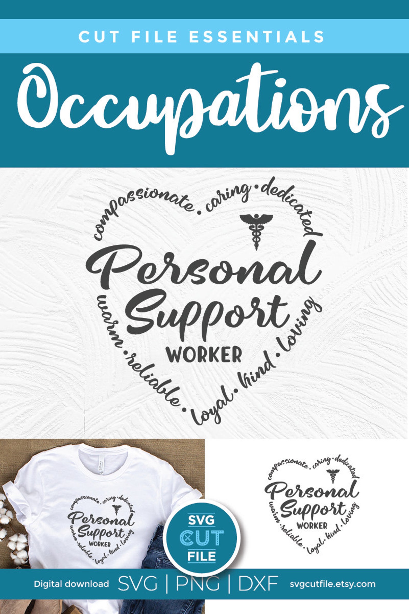 Personal Support Worker Svg Psw Svg Caregiver Svg Home | Etsy