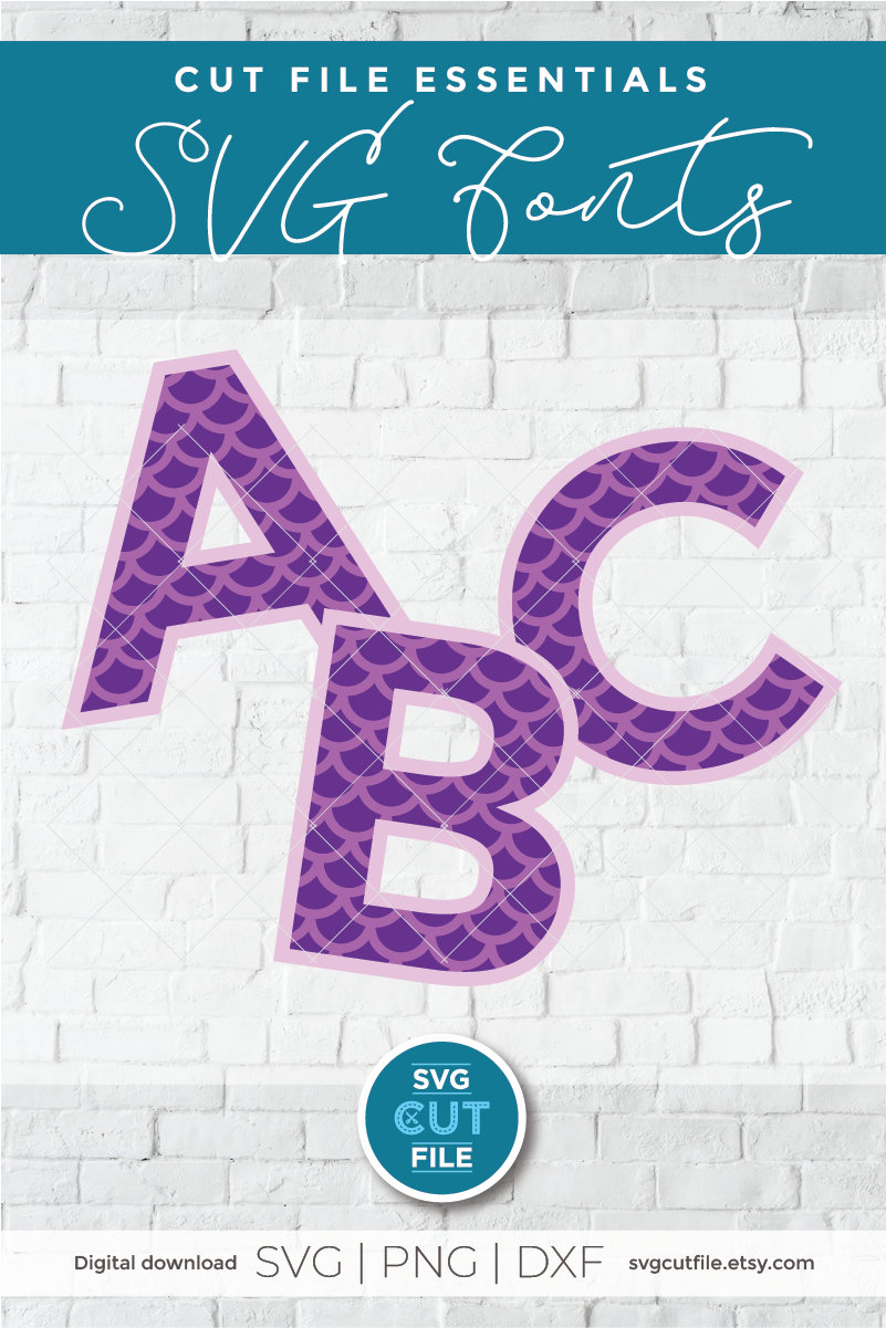 Mermaid Letters Svg Mermaid Birthday Svg Mermaid Alphabet - Etsy Canada