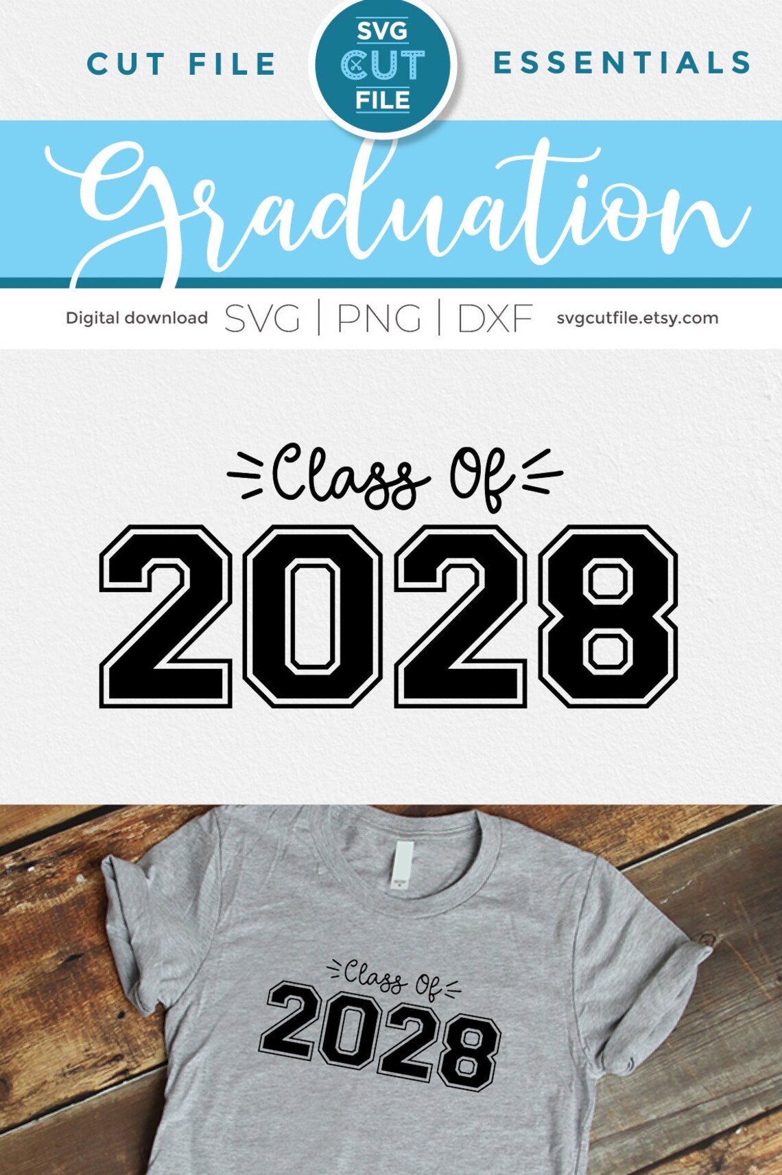 Class of 2028 Svg Cute 2028 Grad Svg 2028 Graduation Svg - Etsy