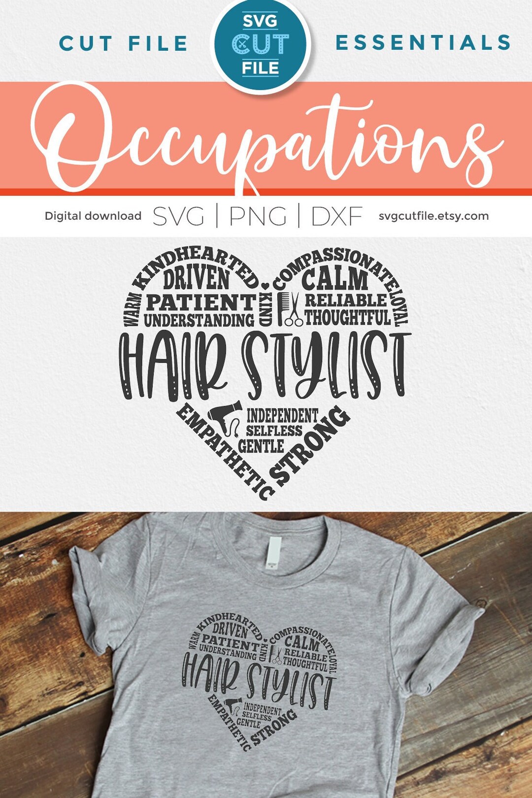 Hair Stylist Svg, Cosmetologist Svg, Cosmetology Svg, Hair and Makeup ...