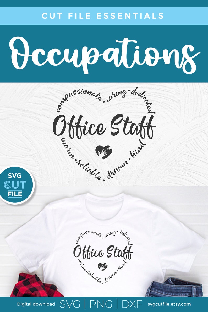 Office Staff Svg Office Clerk Svg Secretary Svg Office | Etsy