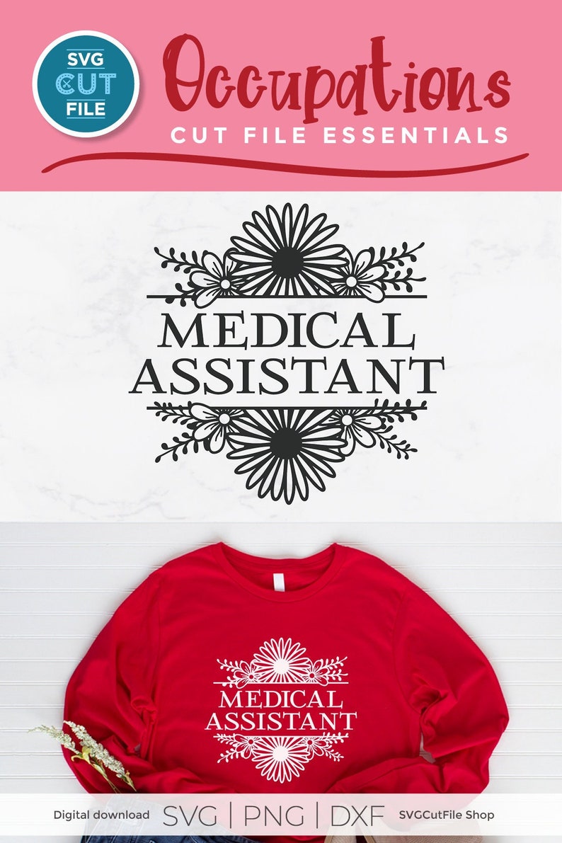Medical Assistant Svg, MA Svg, Heart Svg, MA Life, MA Gift Idea Svg ...