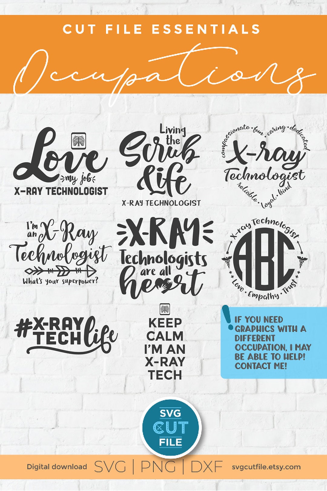 Xray Tech Svg, Svg Bundle, X-ray Technologist Svg, X-ray Tech Svg, RT(R ...