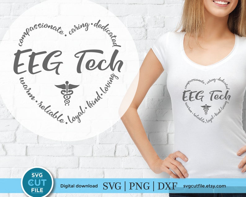 EEG Tech svg electroencephalograph svg EEG technologist svg | Etsy