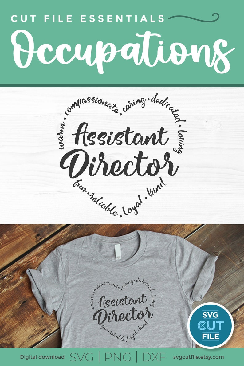 Assistant Director Svg Asst Director of Operations Svg | Etsy