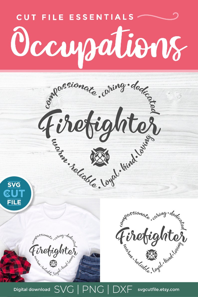 Firefighter Svg Fire Fighter Svg Emergency Services Fire - Etsy