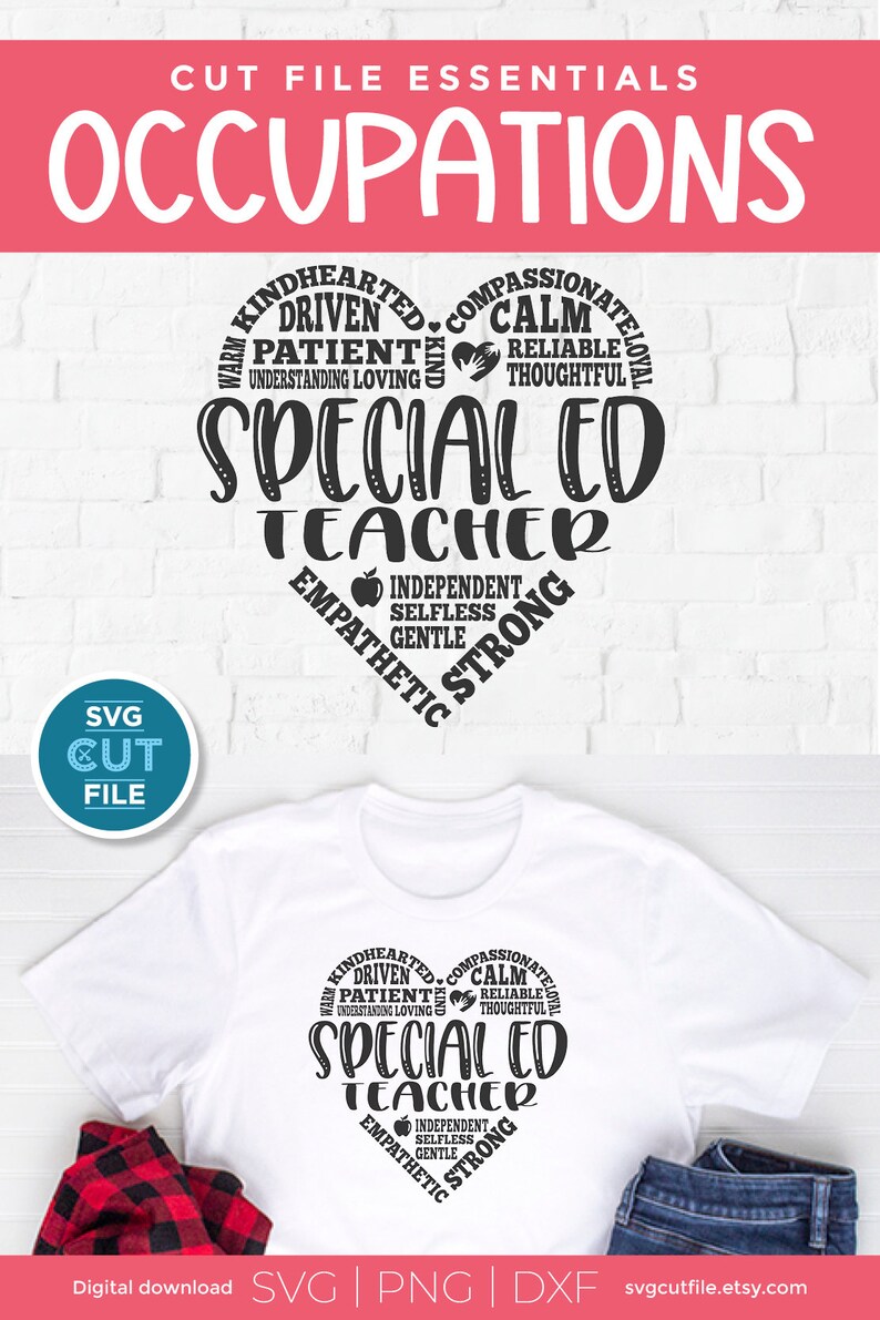 Special Ed Svg, SPED Svg, Teacher Appreciation, Special Education ...